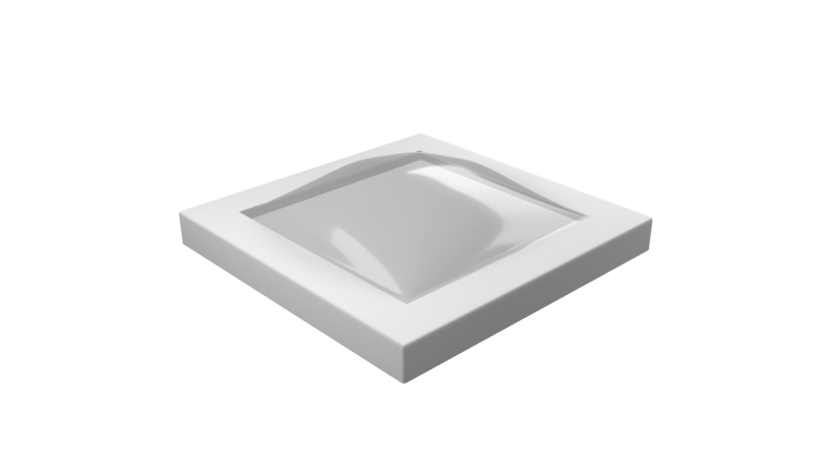 Dome Light - Square - 800 x 800(Int) - Resiglas